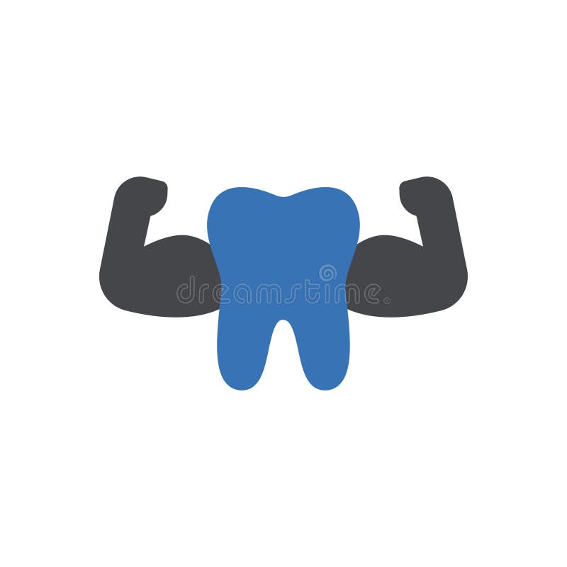 Strong teeth stock vector. Illustration of healthcare - 211317355