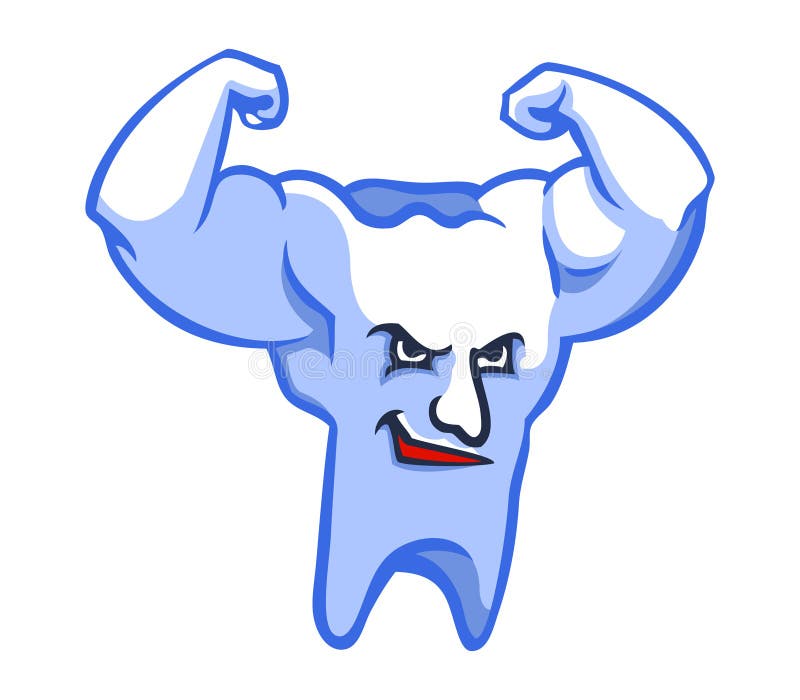 Strong teeth stock vector. Illustration of healthy, health - 54591234