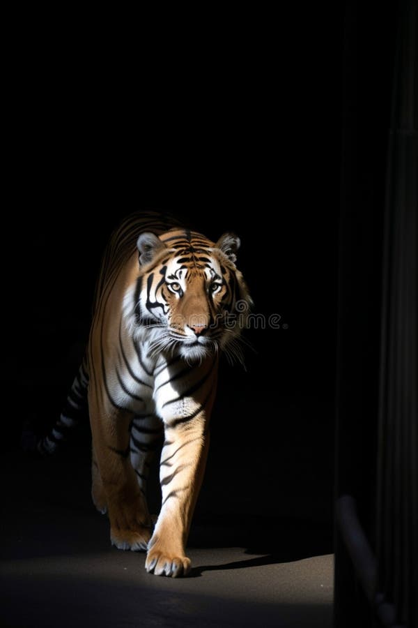 A Strong Tiger. Generated Ai Stock Illustration - Illustration of ...