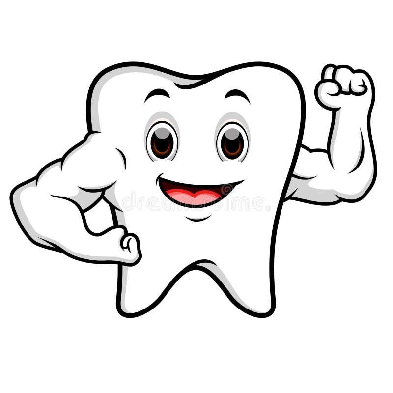 Strong Tooth Cartoon Stock Illustrations – 1,843 Strong Tooth Cartoon ...