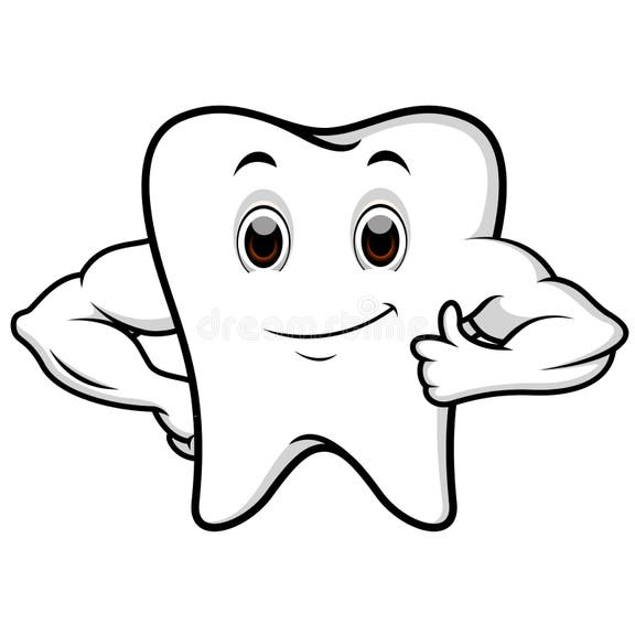 Strong Tooth Cartoon Stock Illustrations – 1,591 Strong Tooth Cartoon ...