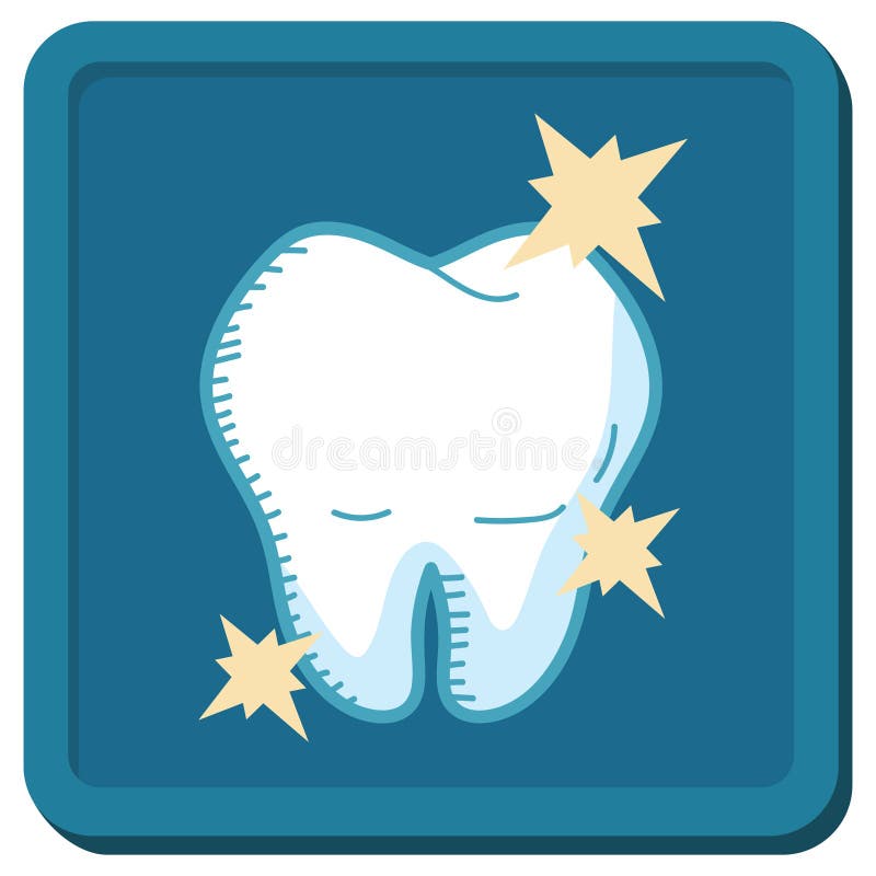 Strong Tooth. Vector Illustration Decorative Design Stock Vector ...