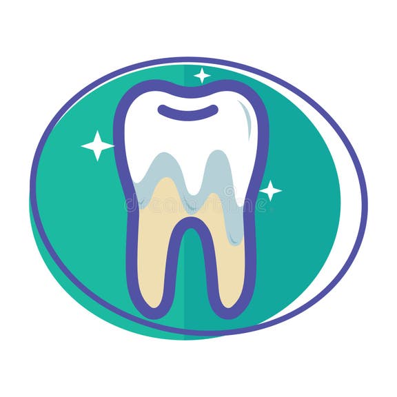 Strong Tooth. Vector Illustration Decorative Design Stock Vector ...
