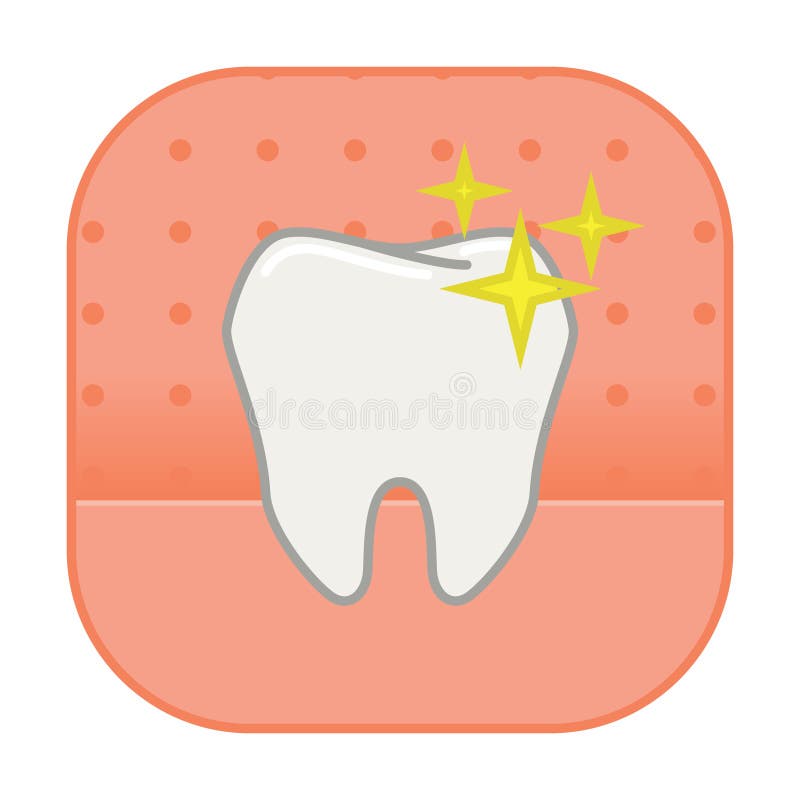 Strong Tooth. Vector Illustration Decorative Design Stock Vector ...
