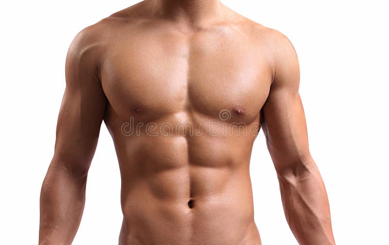 Strong Torso of a Young Man Stock Image - Image of chest, model: 65963647