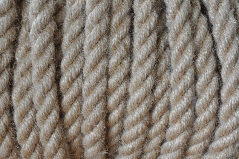 Twisted hemp rope stock photo. Image of braided, abstract - 142531430