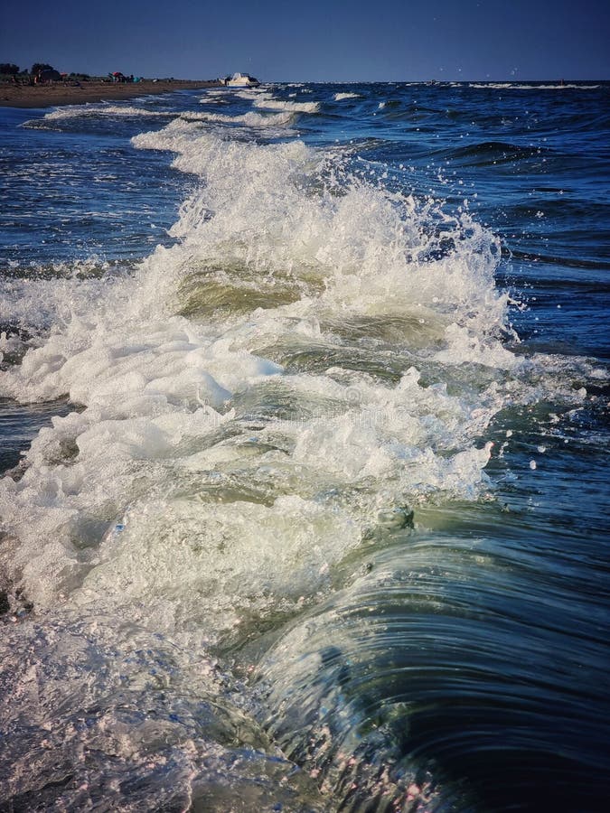 Strong Sea Wave stock photo. Image of shore, risks, motion - 2999970