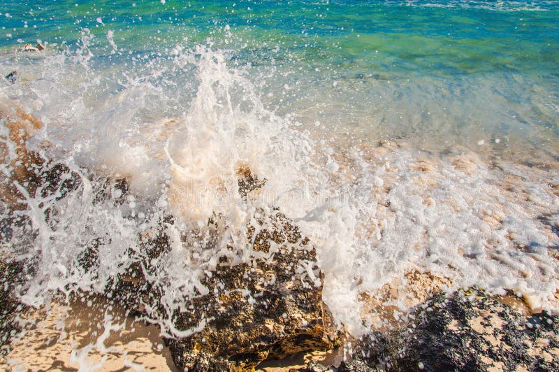 Strong Sea Wave stock photo. Image of shore, risks, motion - 2999970