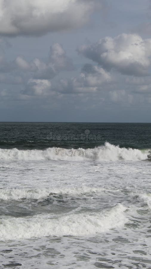 The Strong Waves in the High Seas Stock Photo - Image of waves, high ...
