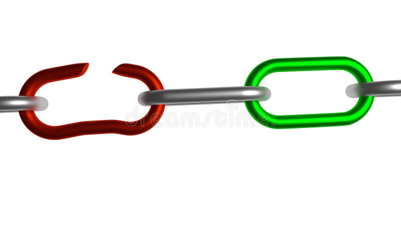 Weak link stock illustration. Illustration of separation - 14922632