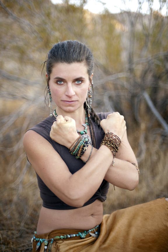 Strong Native Warrior Woman Stock Photos - Free & Royalty-Free Stock ...