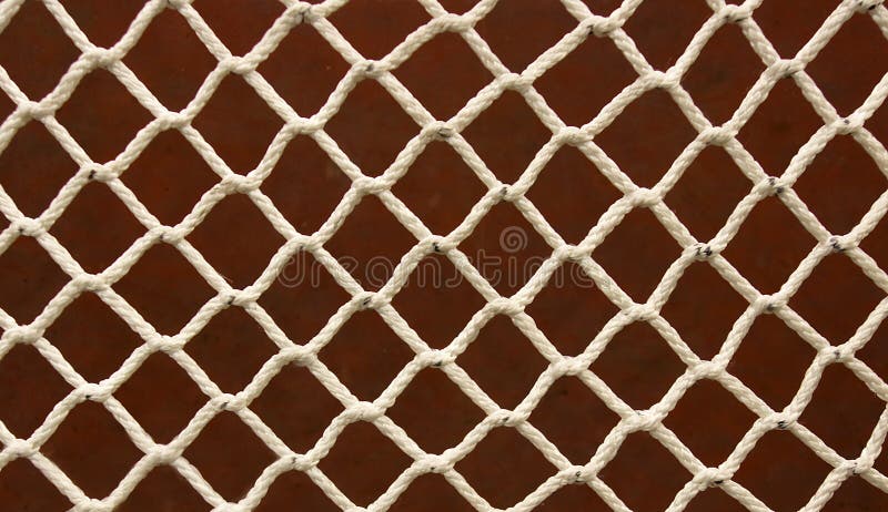 Rope Nets with Old Zinc Sheets on Background Stock Photo - Image of ...