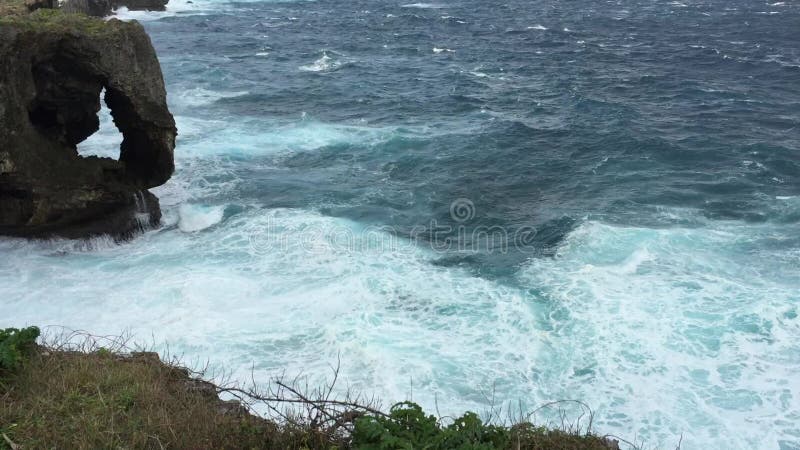 Strong Wind Blowing Sea Waves Stock Video - Video of ocean, clear ...