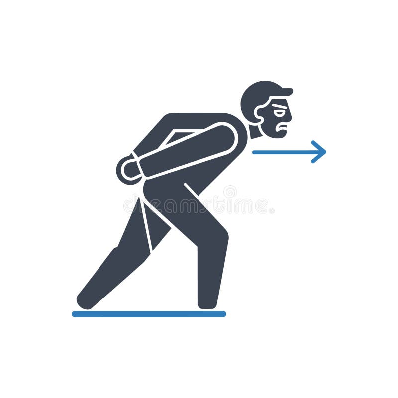 Strong Wind Force Icon stock illustration. Illustration of sign - 348614660