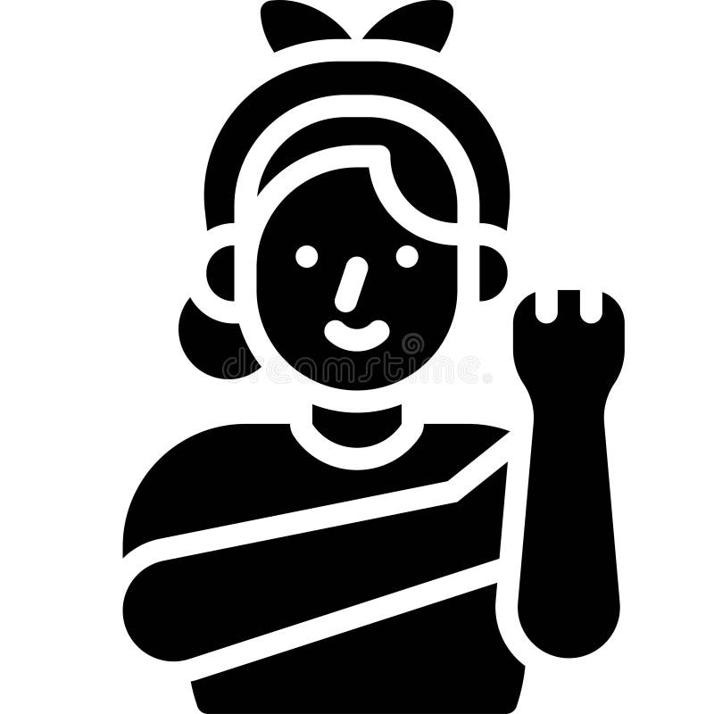 Strong Woman Icon, Feminism Related Vector Stock Vector - Illustration ...