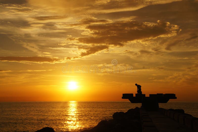 Sunset in Colombia stock image. Image of sunset, family - 61528285