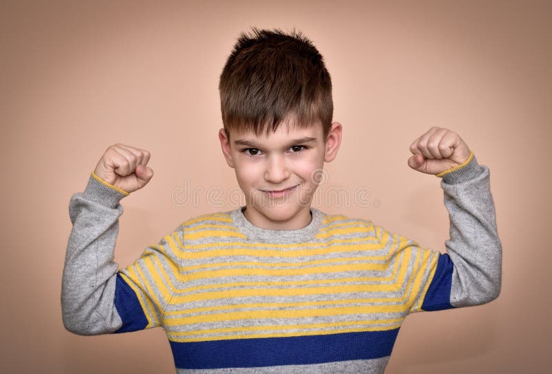 Strong young boy stock image. Image of healthcare, healthy - 84794329