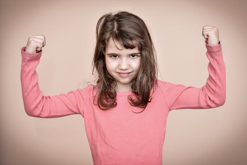 Strong young girl stock image. Image of fitness, athlete - 89115579