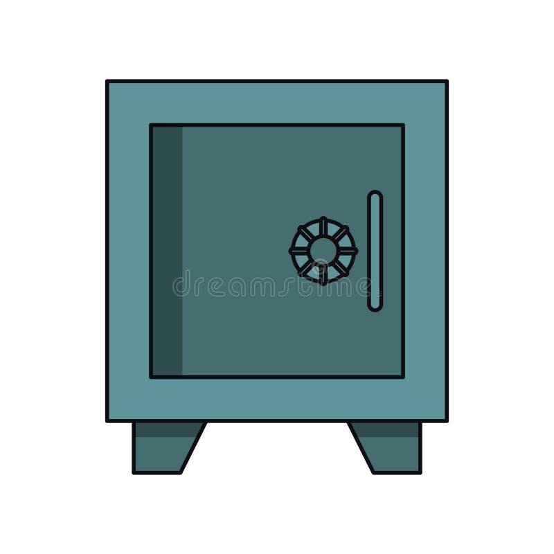 Strongbox Money Security Symbol Stock Vector - Illustration of coding ...