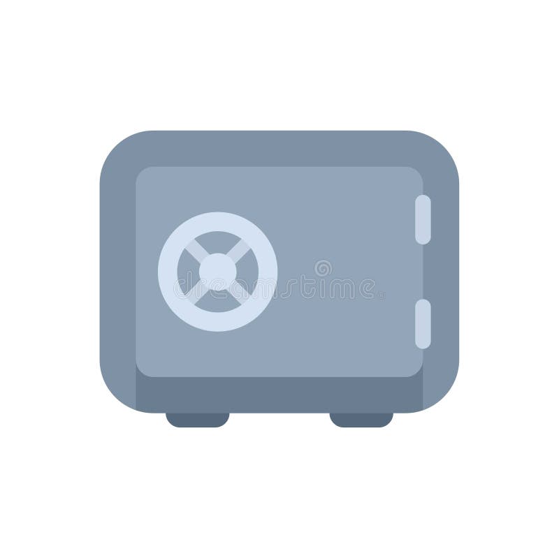 Strongbox Safe Keeping Money and Valuables Secure Stock Illustration ...