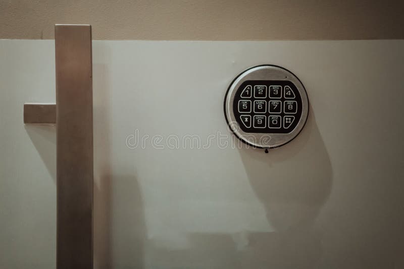 Strongbox Steel Closed Gray Safety Deposit Box with Digital Combination ...