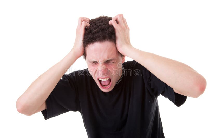 Angry man stock image. Image of face, person, fashion - 22827679
