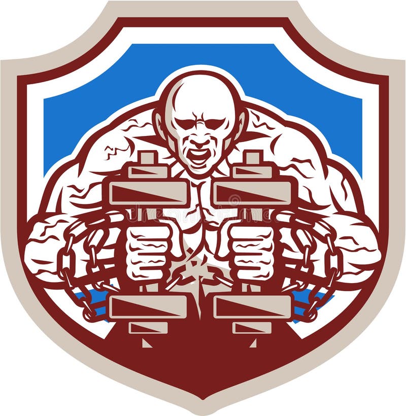 Strongman Lifting Dumbbell Retro Stock Vector - Illustration of pumping ... Strongman Lifting Dumbbell Retro Stock Vector - Illustration of pumping ...