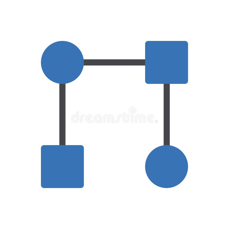 Stroomschema vector illustratie. Illustration of computer - 210647870