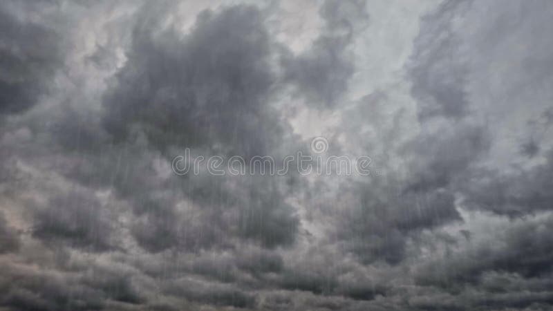 Stroung Rainfall on Sky with Clouds - Nice Weather Backdrop - Photo of ...