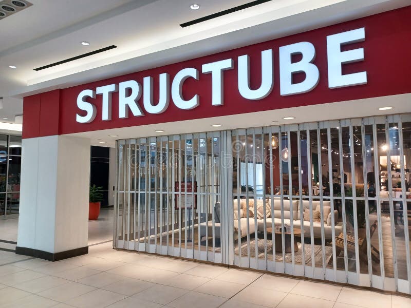 Structube Company Sign View Editorial Photo - Image of entrance, facade ...