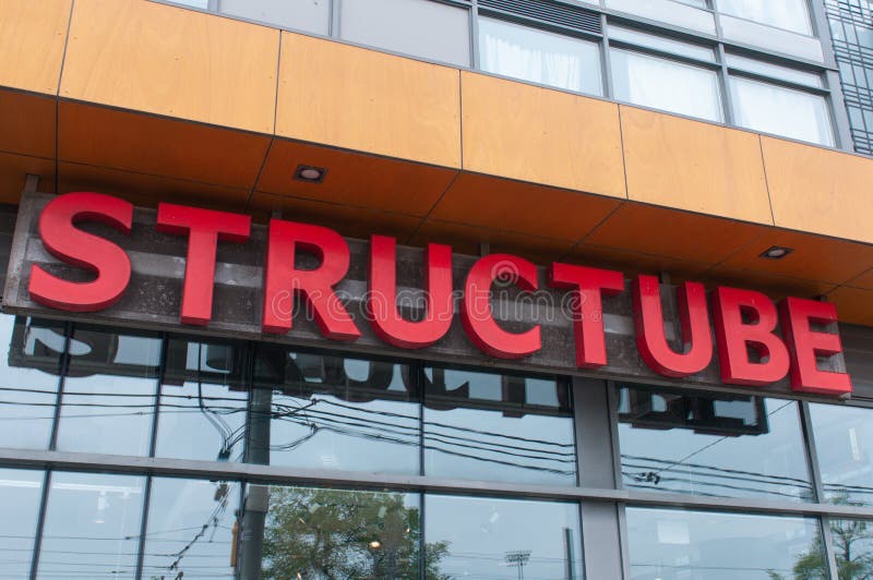 Structube Company Sign View Editorial Image - Image of company ...
