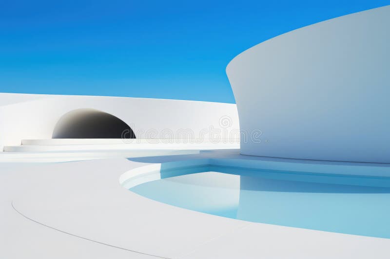 Structural Abstract Art. Generative AI. Stock Illustration ...