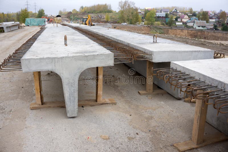 Structural Beams and Columns of the Construction of a New Concrete ...