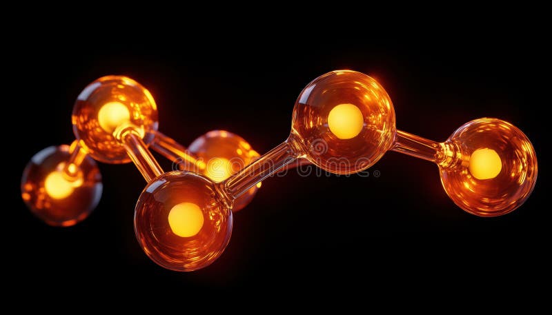 Structural Chemical Formula of Ethanol Molecule Stock Image - Image of ...