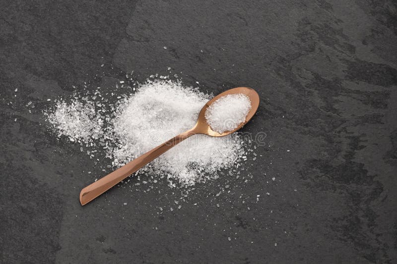 Structural Chemical Formula of Magnesium Chloride in Spoon Stock Image ...