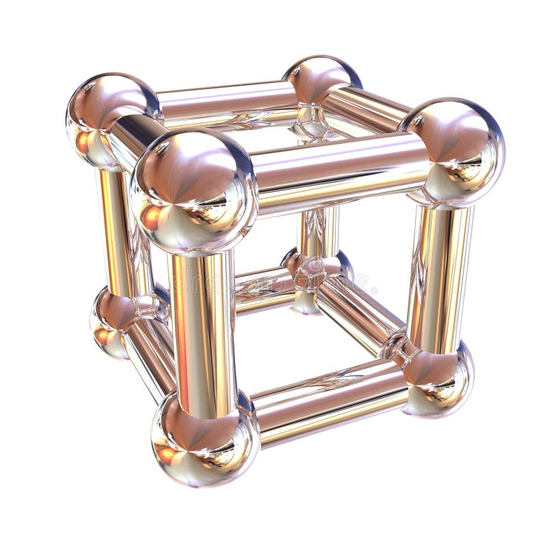 Structural Chemical Formula and Model of Molecule Stock Illustration ...