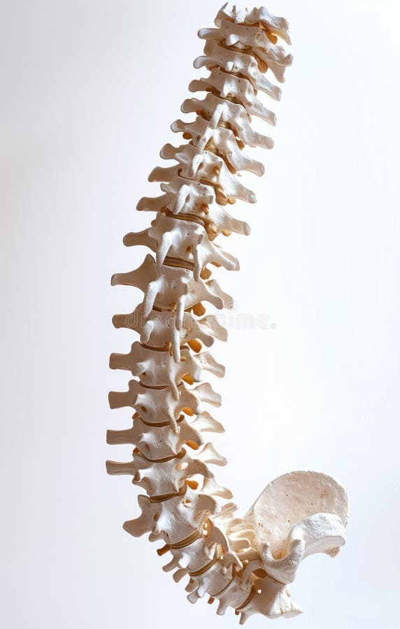 Structural Clarity: Visual of Spine, Showcasing Detailed Anatomy of ...