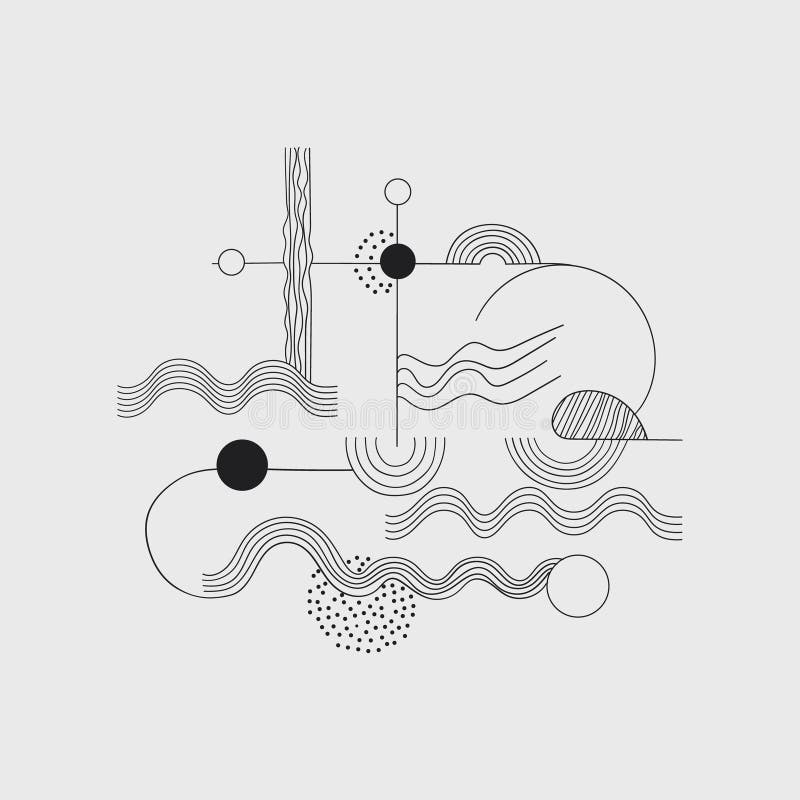 Structural Composition with Vertical Lines and Mesh Shapes. the Image ...