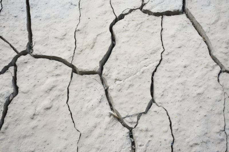 Structural Cracks on a Concrete Foundation Stock Photo - Image of ...