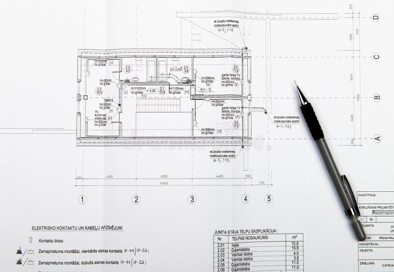 Structural Details Drawing. Construction Project Documentation ...