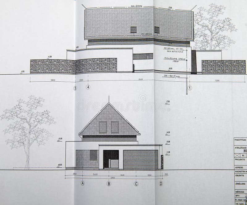 Structural Details Drawing. Construction Project Documentation ...