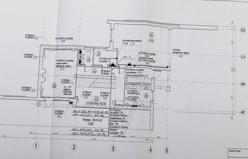 Structural Details Drawing. Construction Project Documentation ...