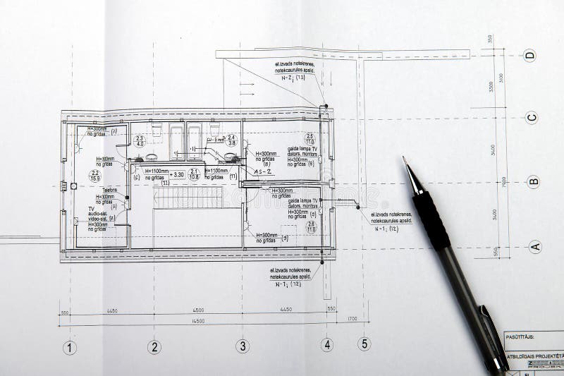 Structural Details Drawing. Construction Project Documentation ...
