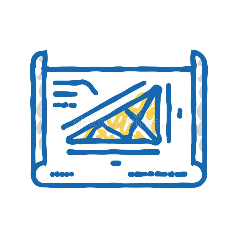 Structural Drafting Architectural Drafter Icon Doodle Illustration ...