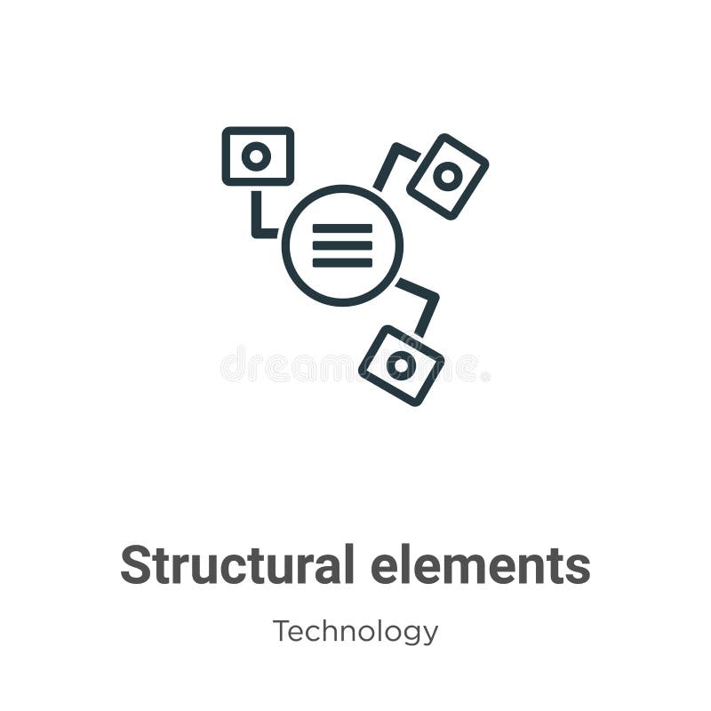 Structural Elements Isolated Icon. Simple Element Illustration from ...