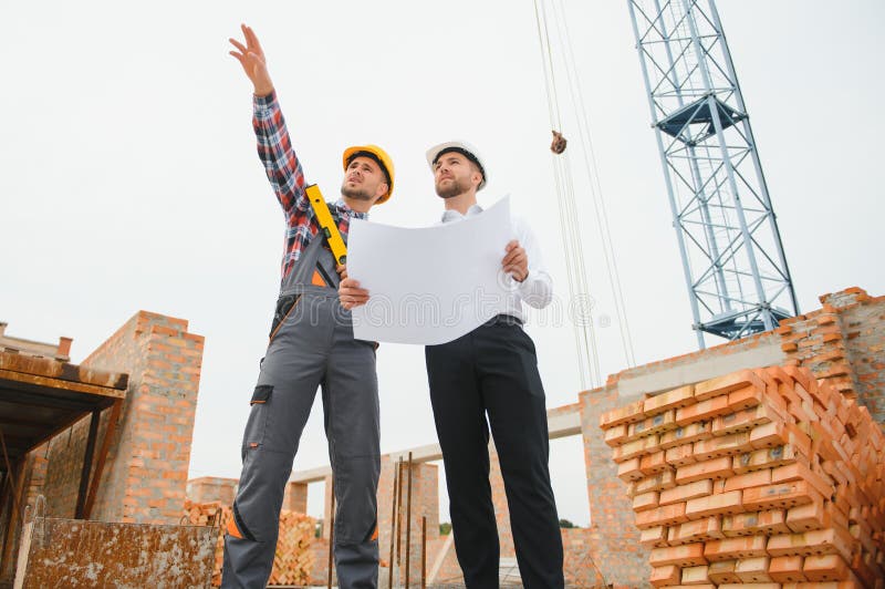 Structural Foreman on Decking Stock Photo - Image of slab, structural ...