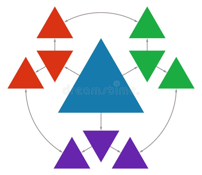 Structural Flow Diagram. Infographic Structure Stock Vector ...