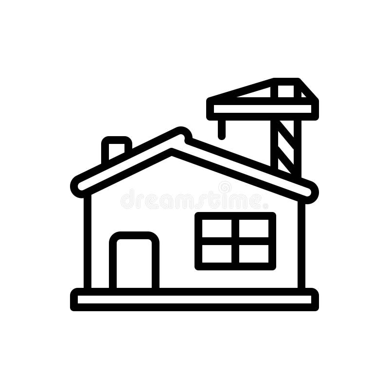 Black Line Icon for Structural, Anatomical and Constructive Stock ...