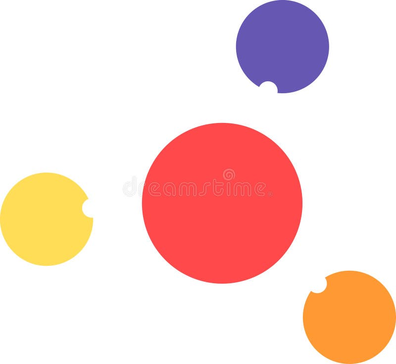 Structural Lattice One Proton Molecule Stock Vector - Illustration of ...