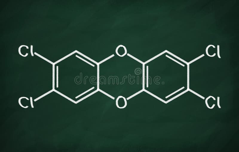 Dioxin structure stock vector. Illustration of epidemic - 26348481